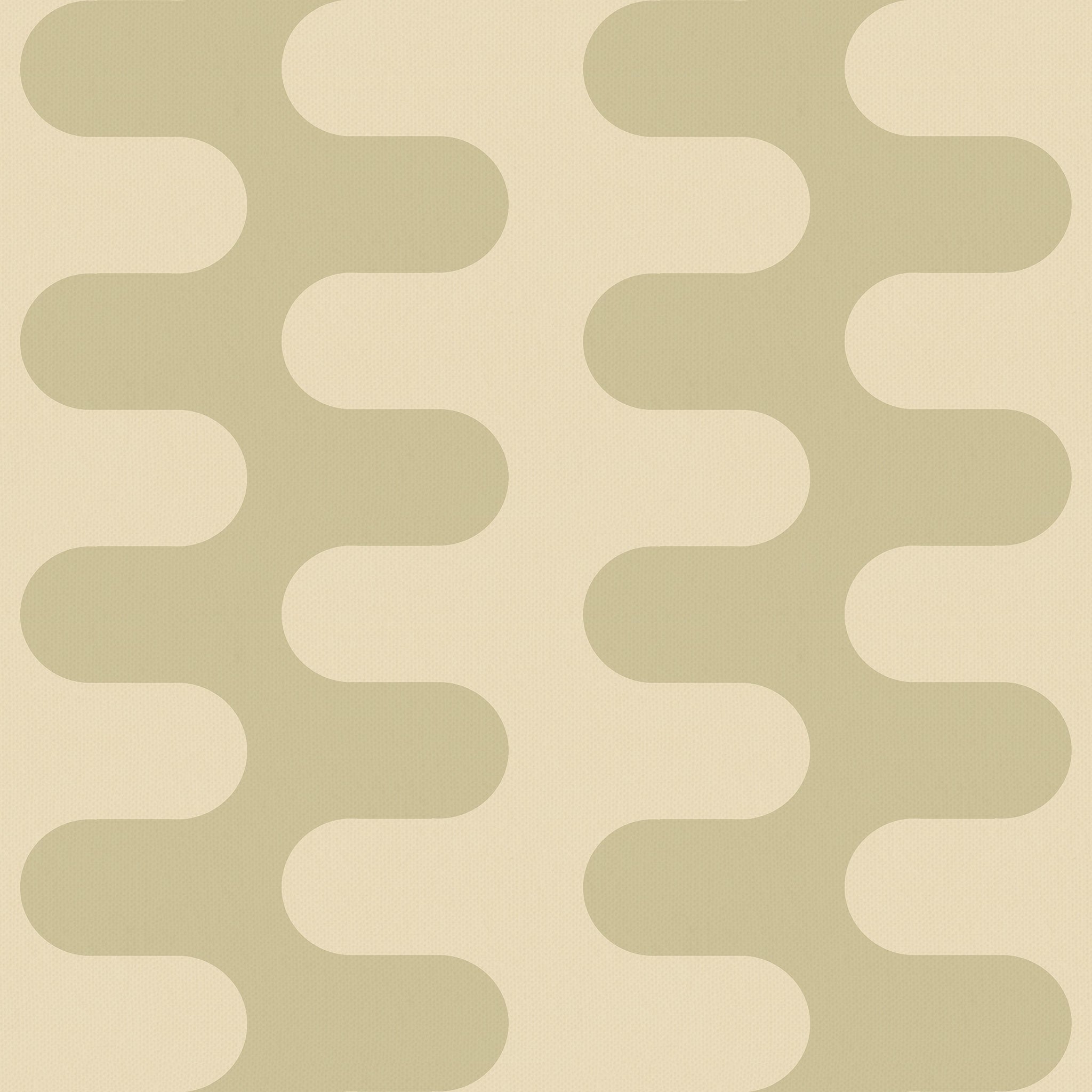 Wave in Pistachio - Wallpaper – Poodle & Blonde