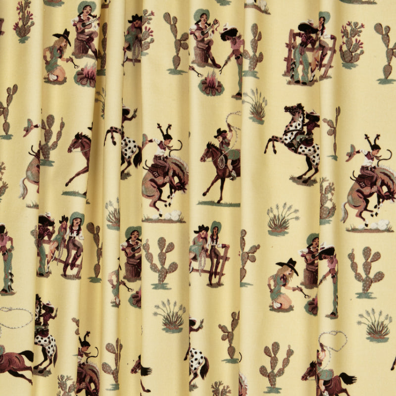 Cliftonville Cowgirls Lasso - Fabric – Poodle & Blonde