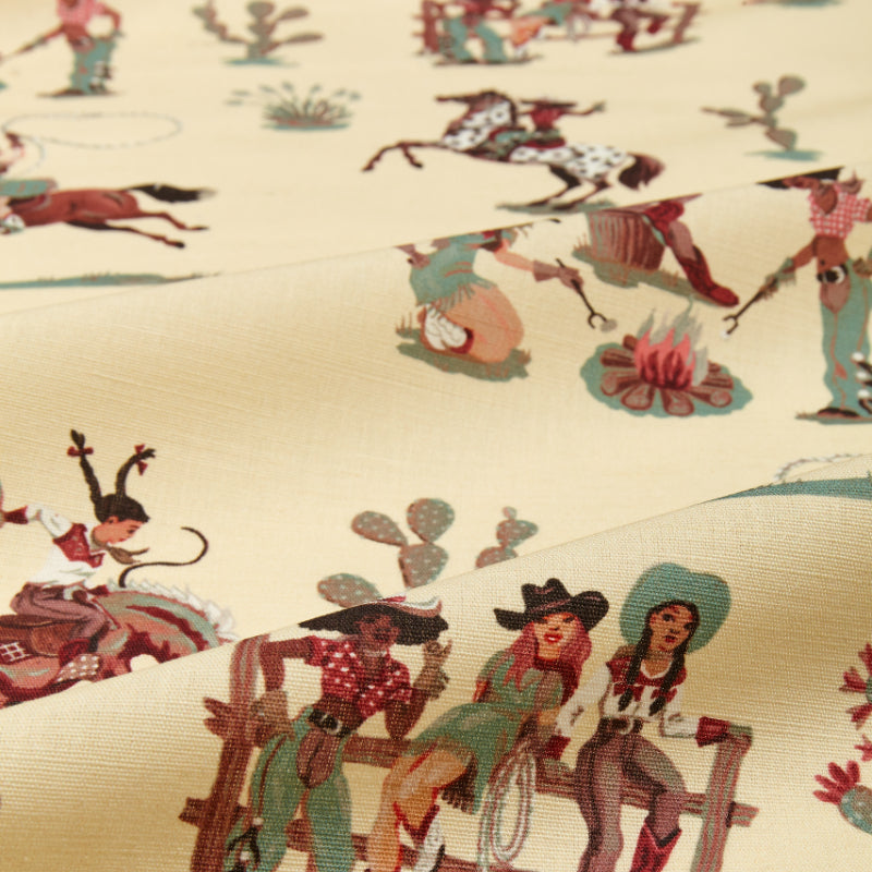 Cliftonville Cowgirls Lasso - Fabric – Poodle & Blonde
